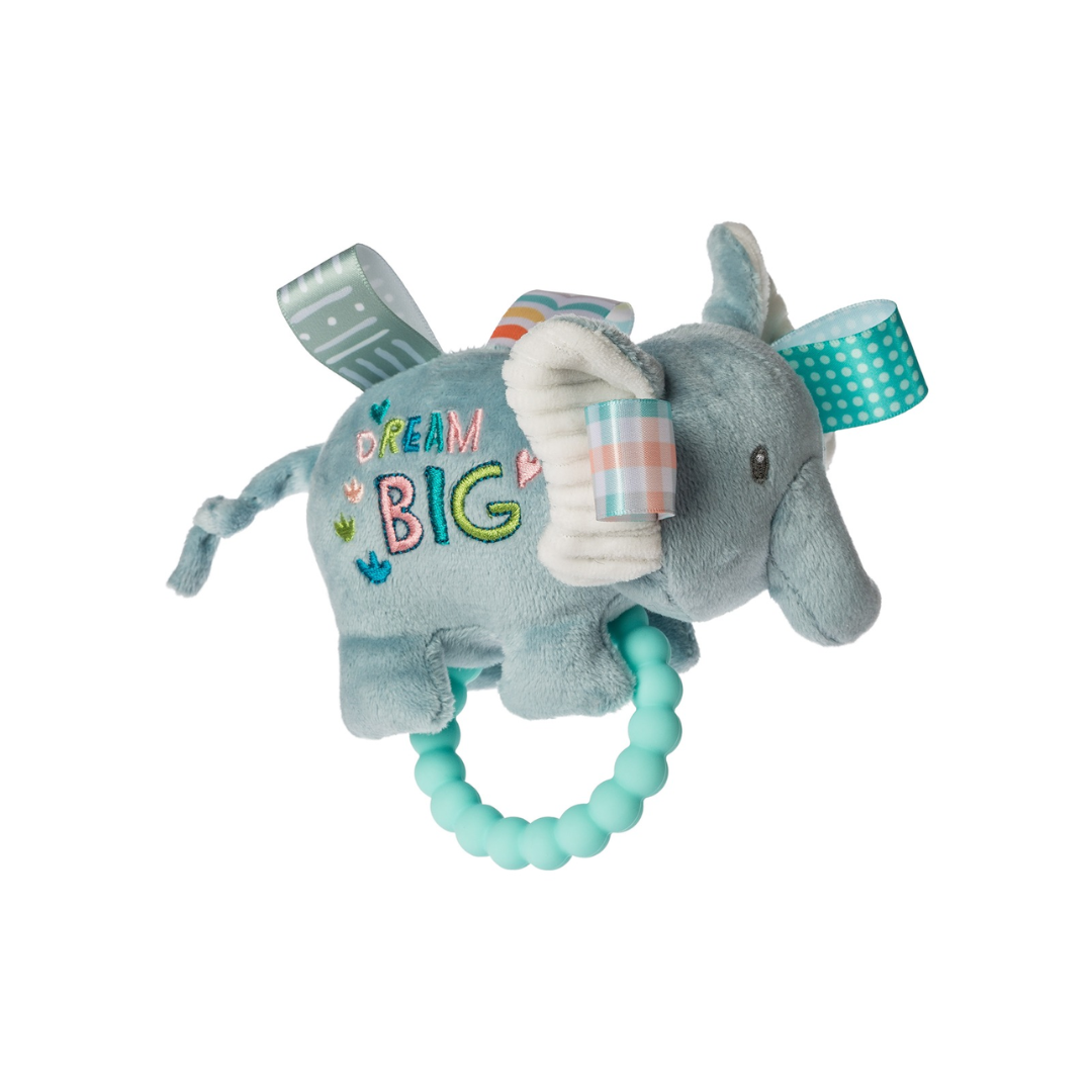 Taggies and Mary Meyer Dream Big Elephant Teether Rattle – The Little ...