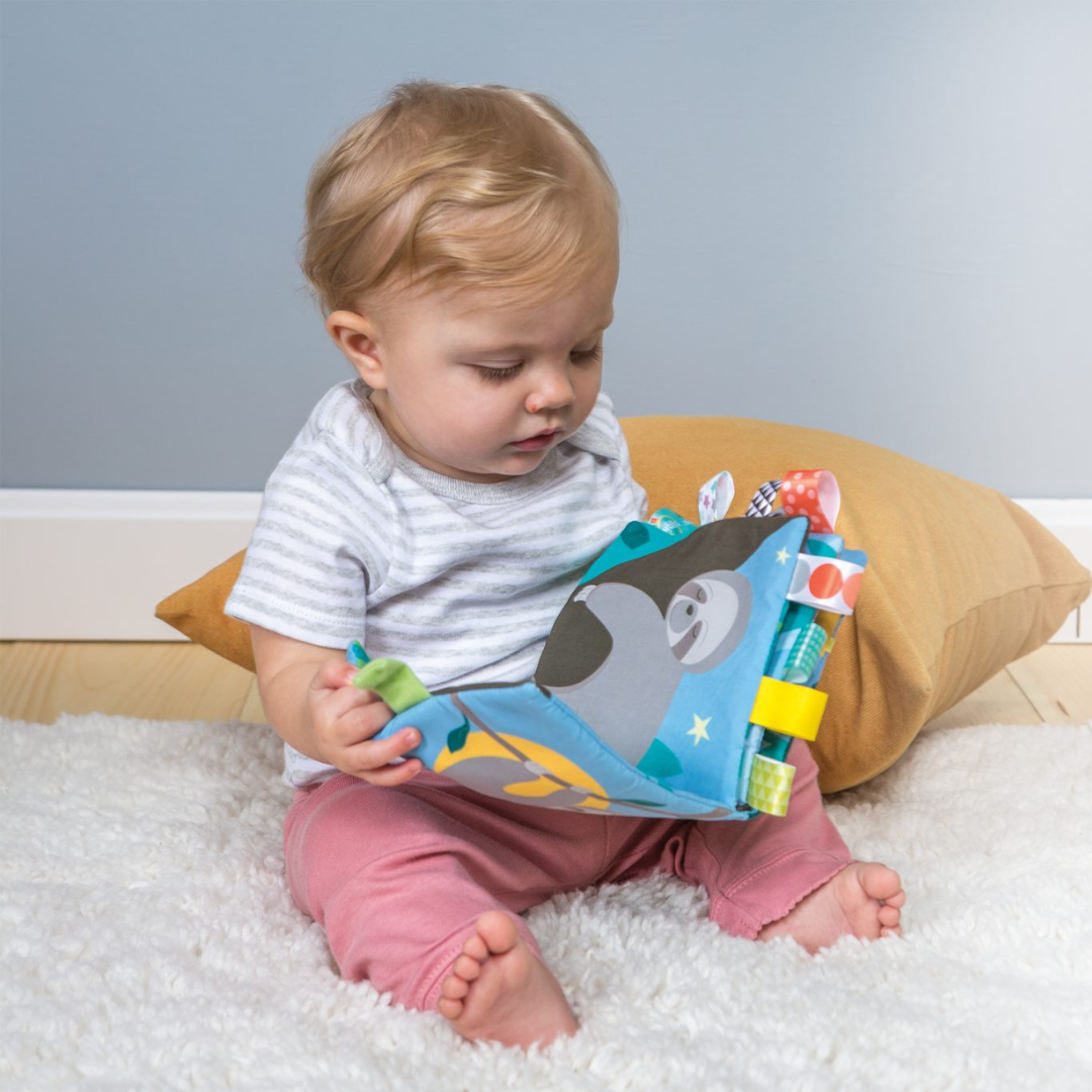 Taggies and Mary Meyer Soft Book Molasses Sloth หนังสือผ้าเสริมพัฒนากา ...